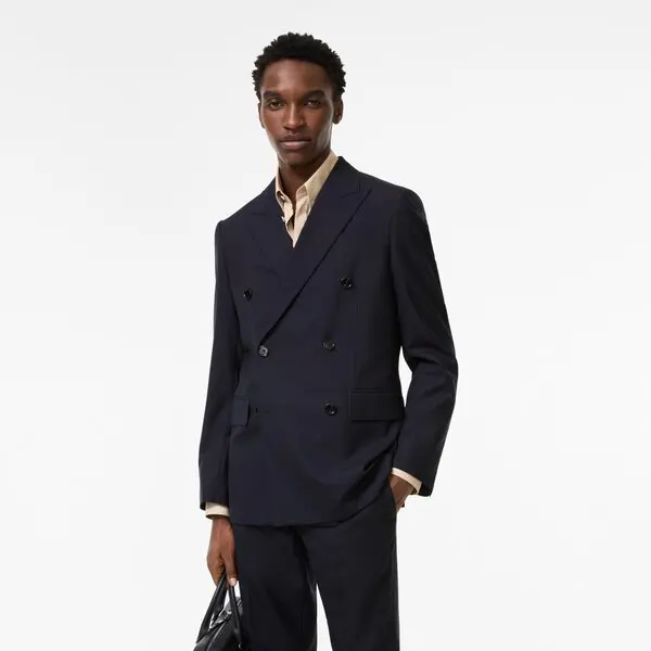 Burberry Wool Sloane Tailored Jacket
