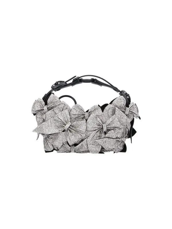 Junya Watanabe Embellished Bow Top Handle Bag - Silver