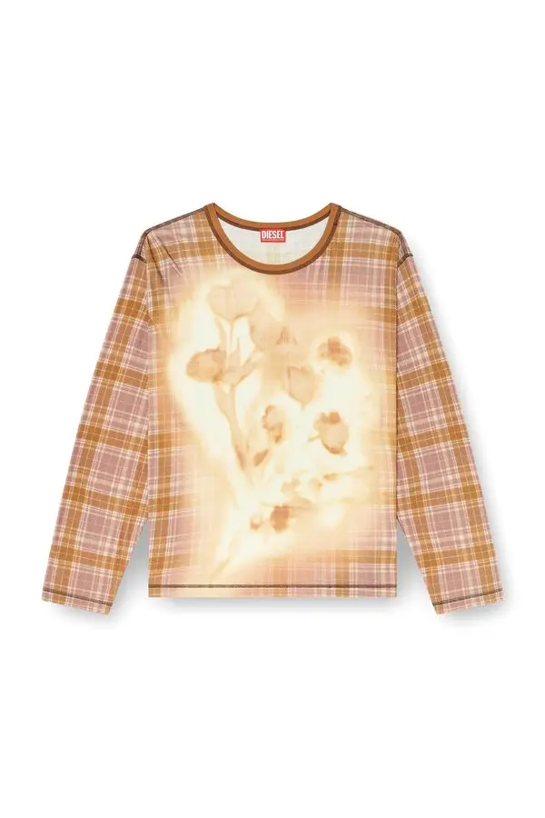 DIESEL® T-joy Long Sleeve T-shirt - Honey