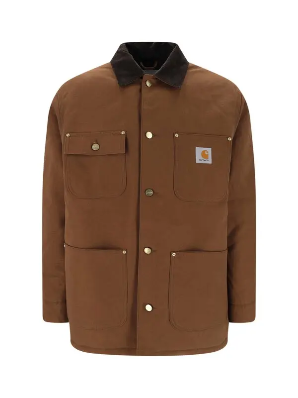 Carhartt Work In Progress Canvas Chore Jacket - Brown