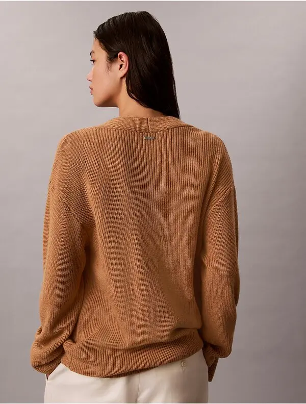 Calvin Klein Merino Wool Blend Duster Cardigan