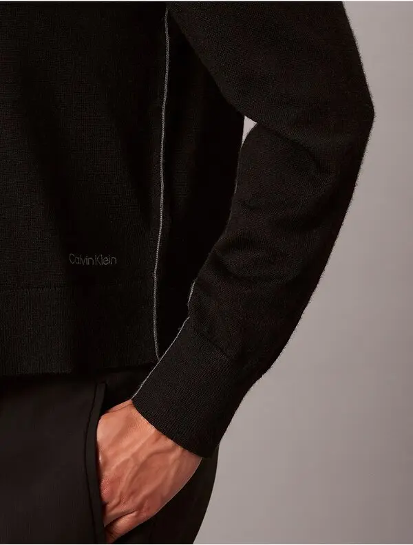 Calvin Klein Merino Wool Blend Cardigan