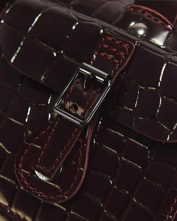 Dr. Martens Top Handle Croc Emboss Leather Bag