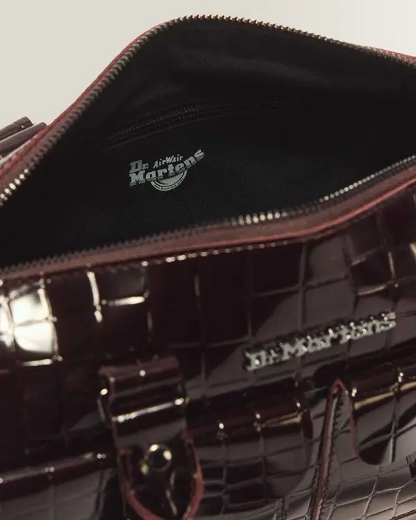 Dr. Martens Top Handle Croc Emboss Leather Bag