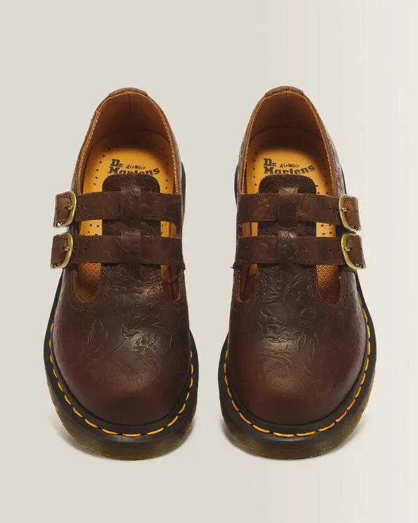 Dr. Martens 8065 Ii Floral Emboss Mary Jane Shoe