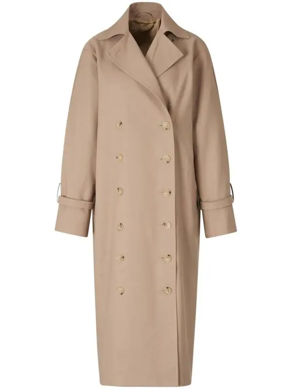 TOTEME Double-breasted Cotton Trench Coat