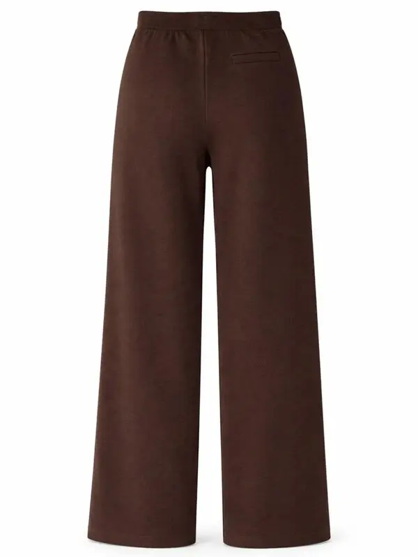 Max Mara Loose-fitting Cotton Jersey Pants - Brown