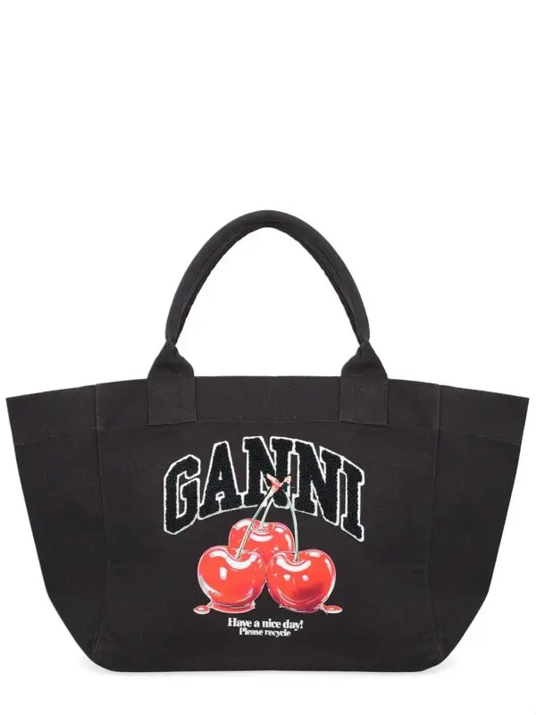 GANNI Cherry Tote Bag - Multicolor