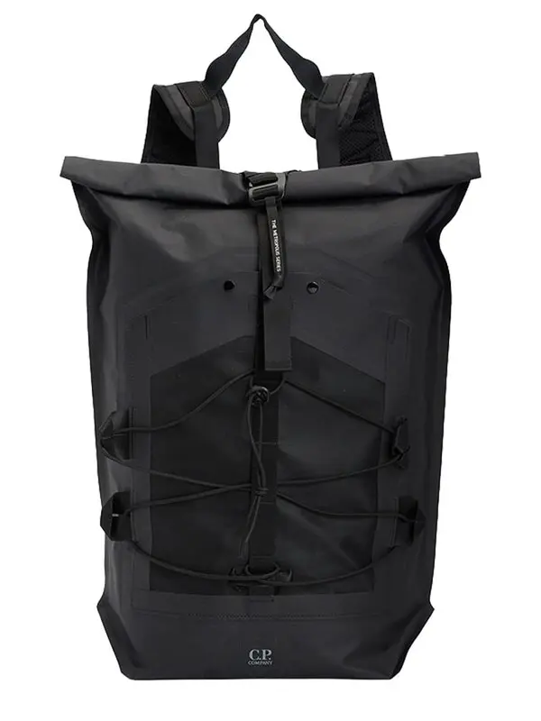 C.P. COMPANY Backpack With Logo - Black