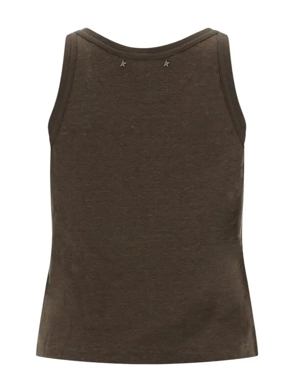 GOLDEN GOOSE Linen Camisole