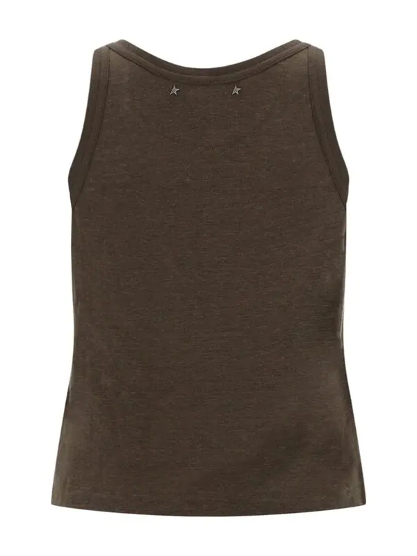 GOLDEN GOOSE Linen Camisole