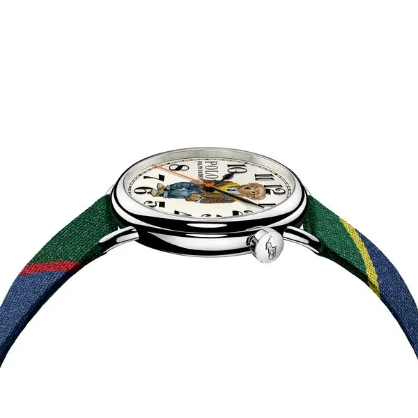 Ralph Lauren 42 Mm Preppy Polo Bear Watch