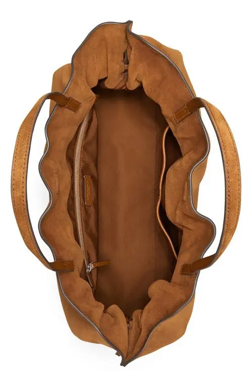 Tory Burch Ella Suede Drawstring Tote