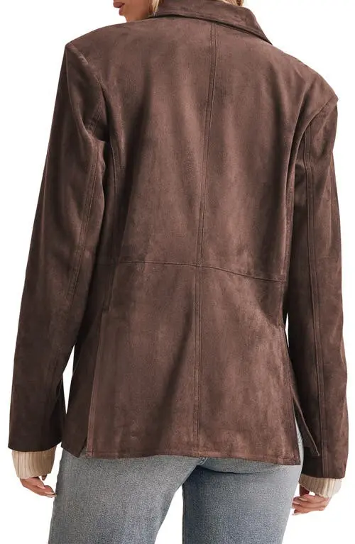 Splendid Ryder Faux Suede Blazer