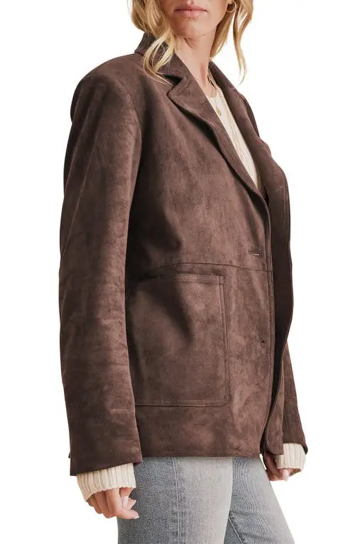Splendid Ryder Faux Suede Blazer