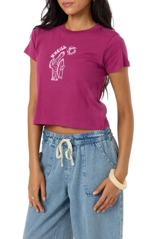 O'Neill Desert Sun Fitted Graphic Tee - Raspberry