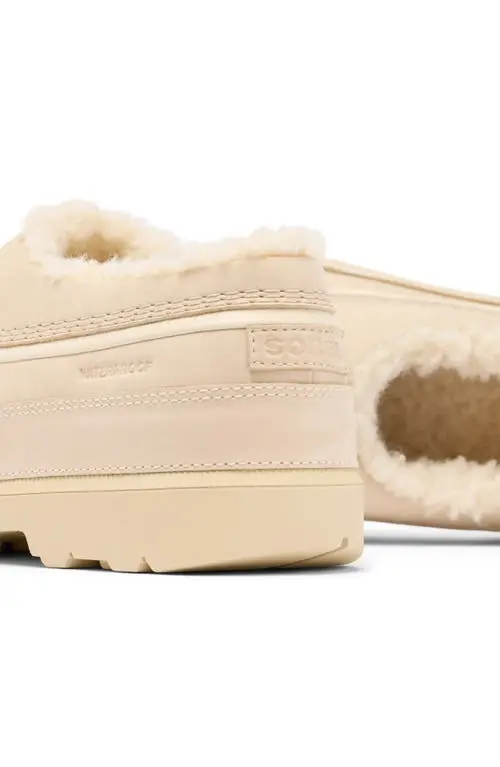 Sorel Ambler Fireside Waterproof Slip-on - Bleached Ceramic