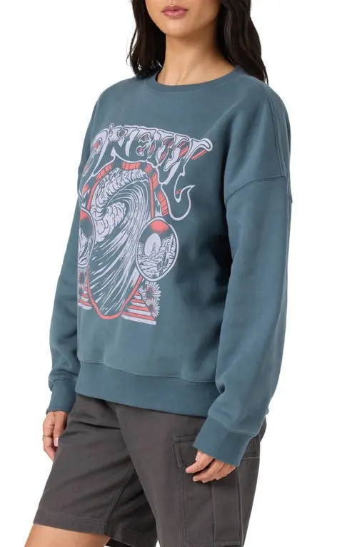 O'Neill Psychd Oversized Graphic Sweatshirt