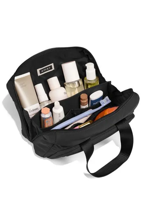 AWAY Featherlight Cosmetics Bag - Jet Black