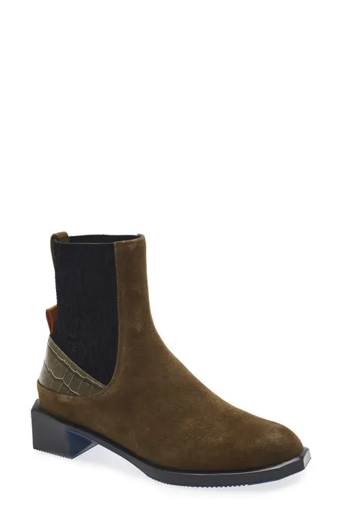 4CCCCEES Forma Ena Leather Chelsea Boot - Khaki