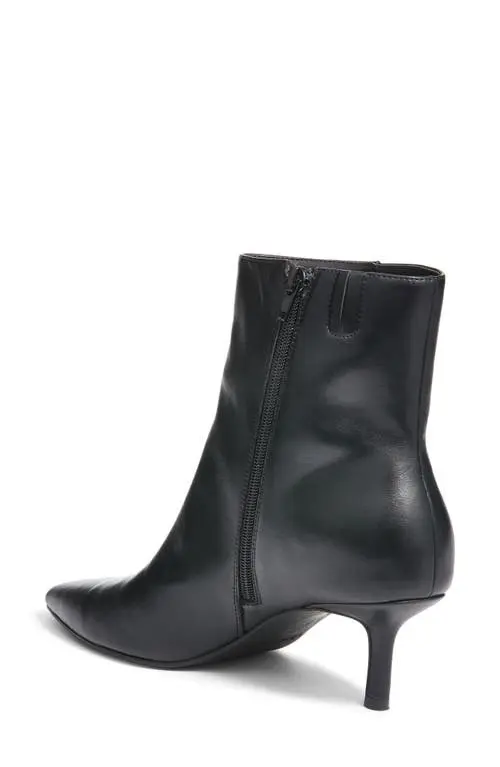 OPEN EDIT Ember Faux Leather Short Boot - Black