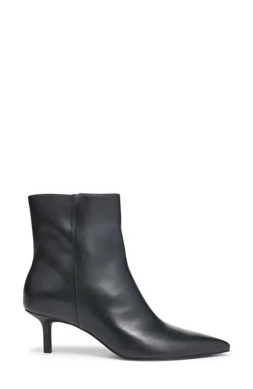OPEN EDIT Ember Faux Leather Short Boot - Black
