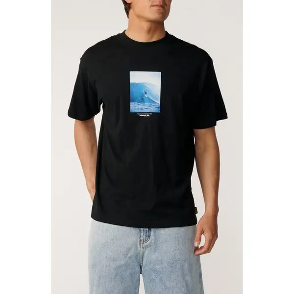 Rip Curl S-series Grambeau Cotton Graphic T-shirt - Black