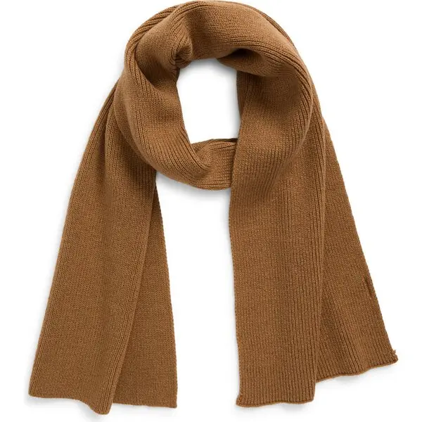 OPEN EDIT Core Wide Knit Scarf - Tan