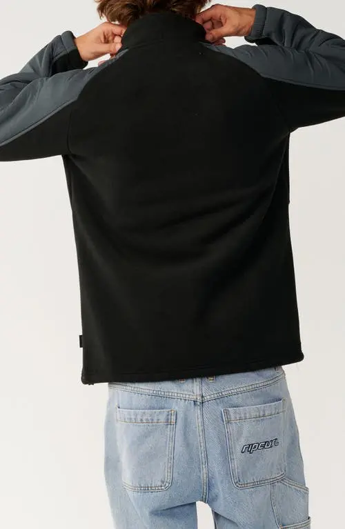 Rip Curl S-series Zip Thru Crew Quarter Zip Pullover