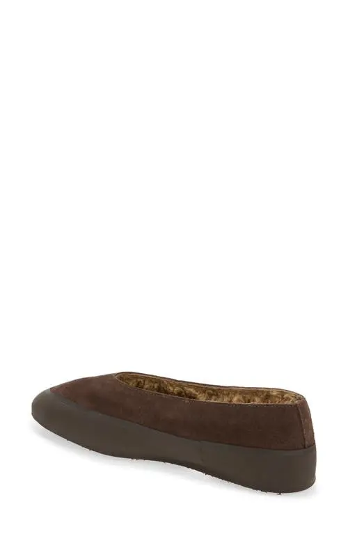 Le Monde Beryl Après Ski Genuine Shearling Lined Ballerina Flat