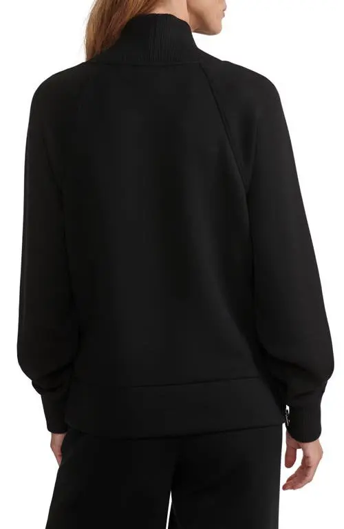 Varley Macie Zip Hem Sweatshirt - Black