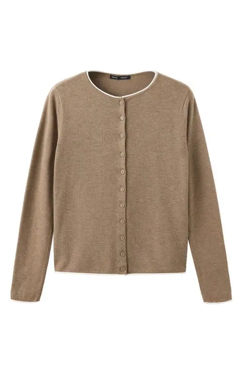 Mango Button Front Cardigan