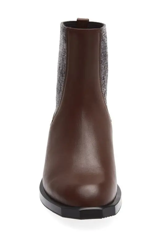 4CCCCEES Forma Ena Croc Embossed Leather Bootie
