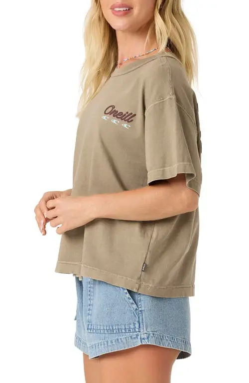 O'Neill Lefty Boxy Graphic Tee - Shroom
