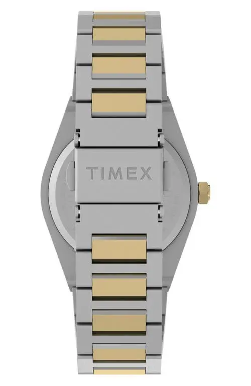 Timex® Q Marbella Stainless Steel Bracelet Watch - Two-tone