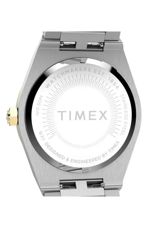 Timex® Q Marbella Stainless Steel Bracelet Watch - Two-tone