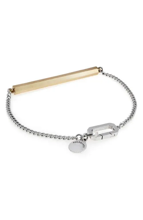 ALLSAINTS Bar Chain Flex Bracelet