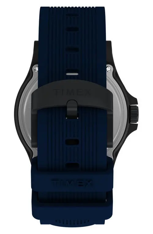 Timex® Peanuts Expedition Acadia Silicone Strap Watch - Blue