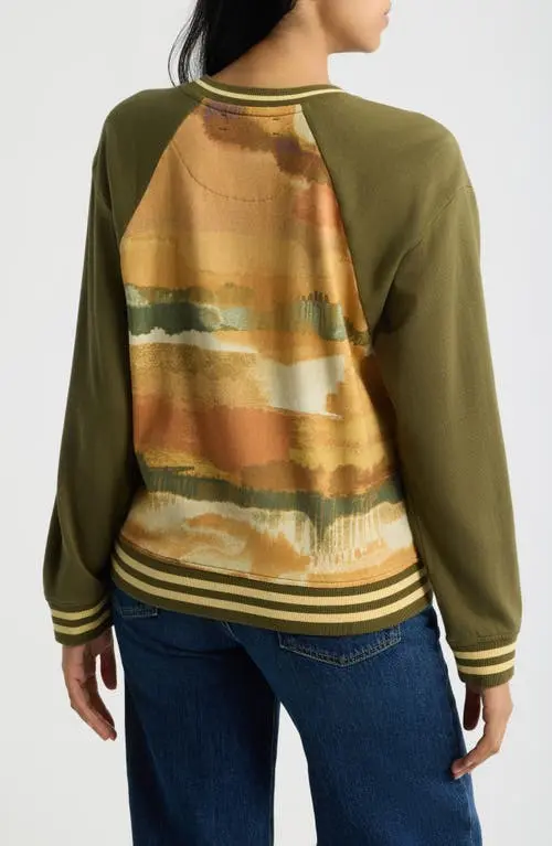 CITY BLUES Landscape Graphic Sweatshirt