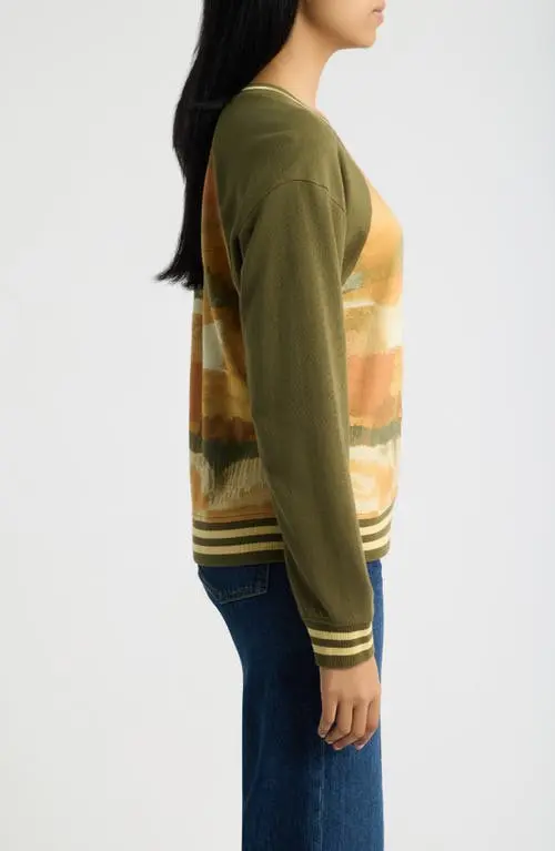 CITY BLUES Landscape Graphic Sweatshirt