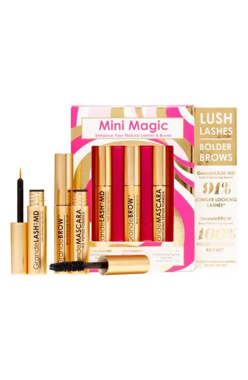 GRANDE COSMETICS Mini Magic Lash & Brow Set $62 Value - No Color