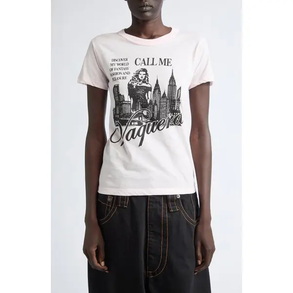 Vaquera Call Me Graphic T-shirt