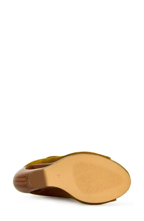 AZALEA WANG Arlo Peep Toe Bootie