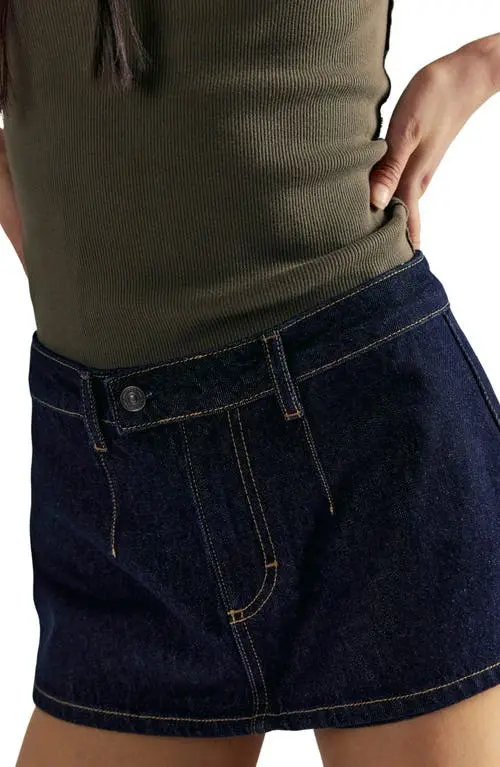 Free People Galivanting Denim Skort