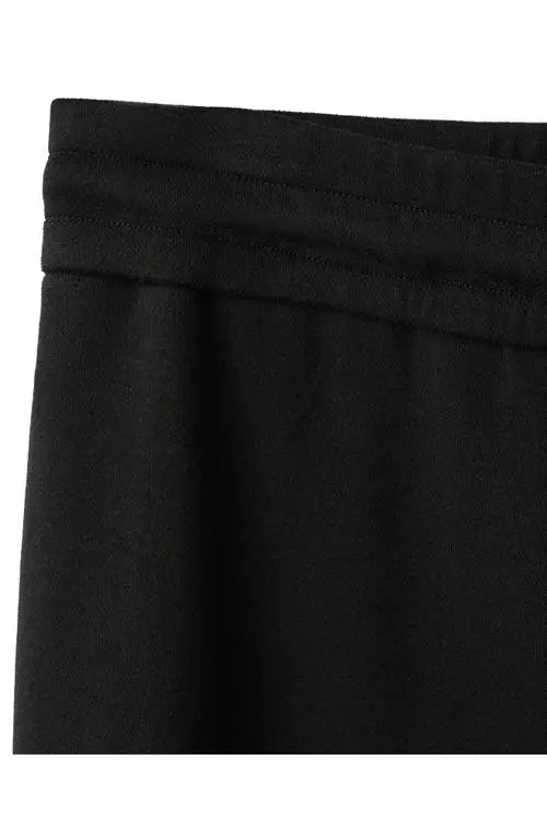 Mango Pull-on Straight Leg Pants - Black