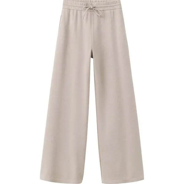Mango Pull-on Straight Leg Pants - Ecru