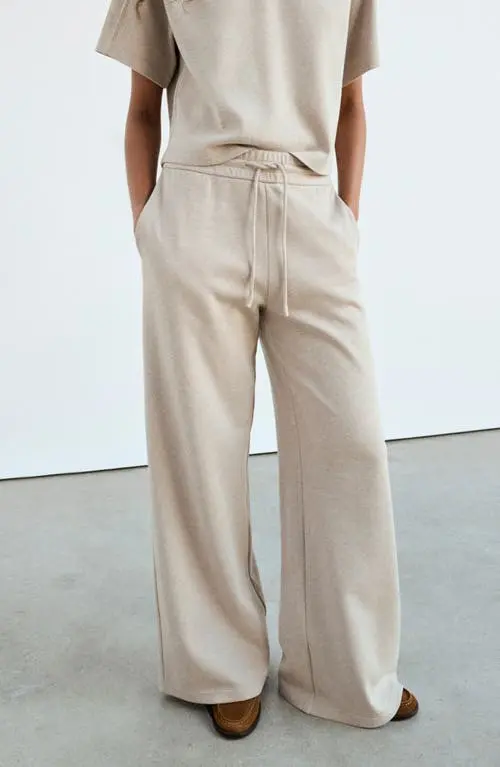 Mango Pull-on Straight Leg Pants - Ecru