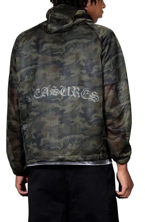 PLEASURES Mesh Zip Hoodie