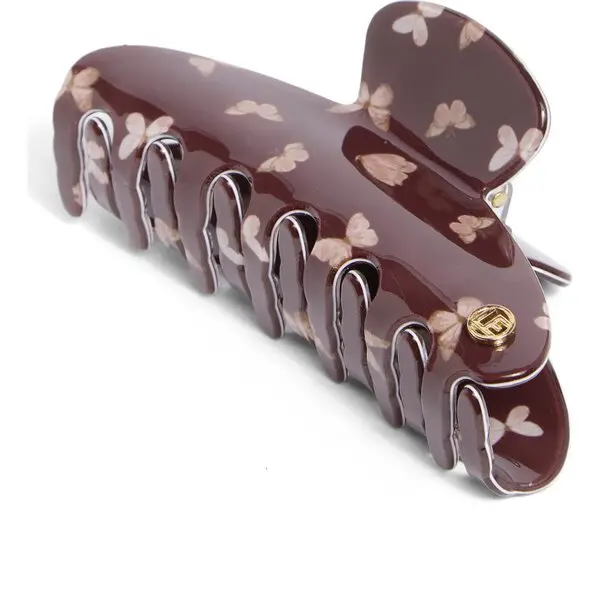 L. Erickson Ruth Butterfly Claw Clip - Brown
