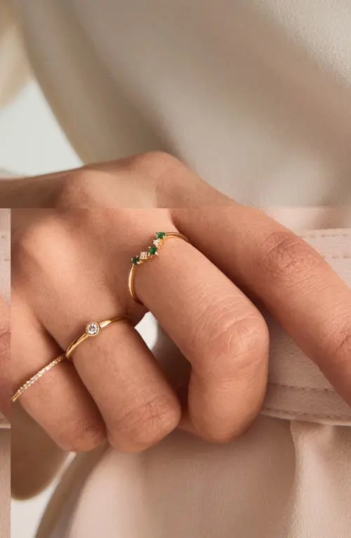 Mejuri And Diamond Wishbone Ring